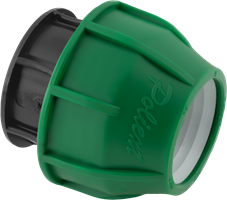 Agri PE Eindkap Knel - 50 mm Teruplast