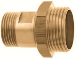 Geka Plus verloopnippel 360º buitendraad - 3/8 x 1/2'''' Teruplast