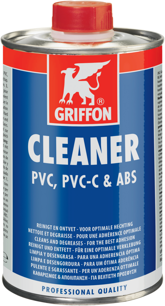 Griffon CLEANER - Reiniger voor hard PVC, PVC-C en ABS - 500 ml Teruplast
