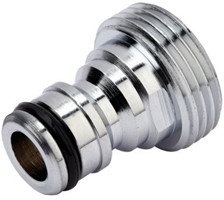 Colortap kraanstuk verchroomd buitendraad - 1/2 - Met EAN label" Teruplast