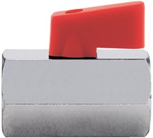 Itap mini kogelkraan 125 binnendraad - Rood - ½'' Teruplast