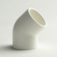 VDL PVC PVC Knie 45º - WIT - 16 bar - 32 mm Teruplast